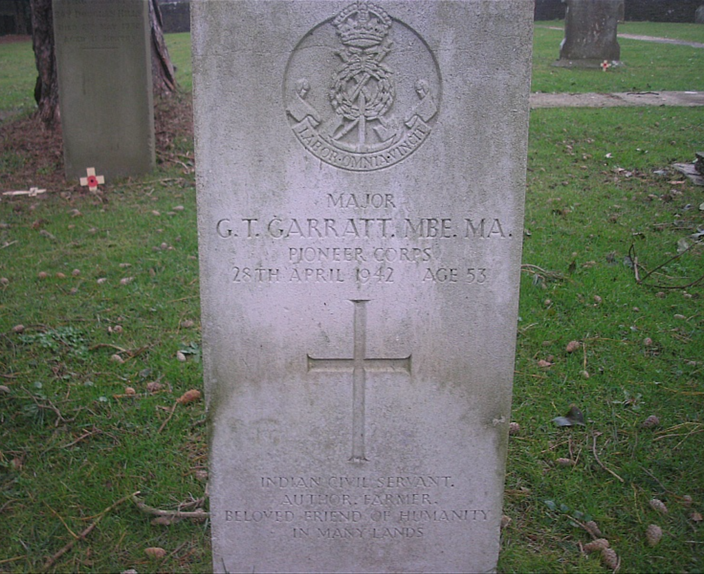 Geoffrey Theodore Garratt M.B.E. MA - Bishopsteignton Heritage